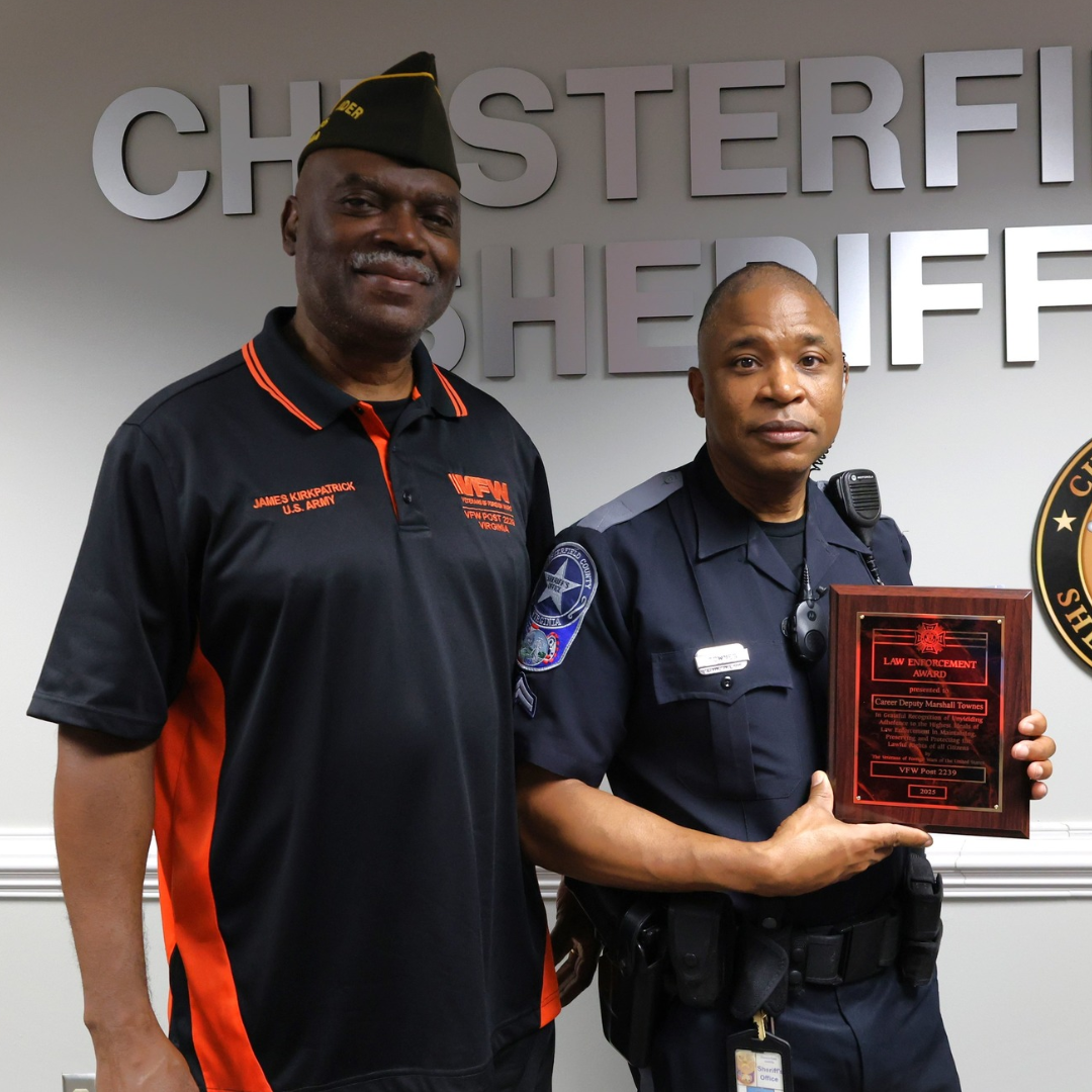CCSO VFW Award - Virginia Sheriffs' Institute